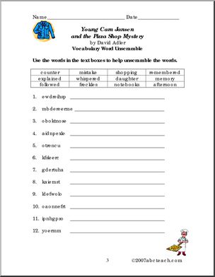 Cam Jansen – Abcteach