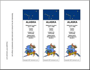 Bookmark: U.S. States – Alaska – Abcteach