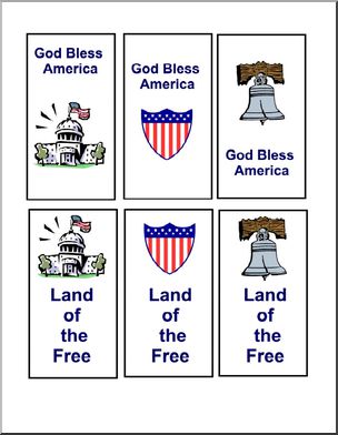Bookmarks: USA Patriotic – Abcteach