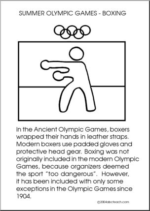 Past Olympics: Flip Book: Summer Olympics – Fun Facts – Abcteach