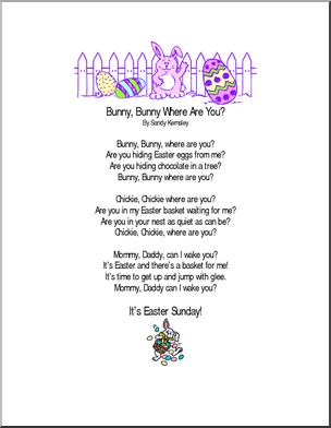 Poem: Bunny, Bunny – Abcteach