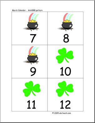 c. March – Abcteach