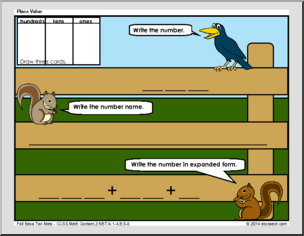 Math Mats: Numbers & Operations in Base Ten – Fall Theme (grade 2 ...