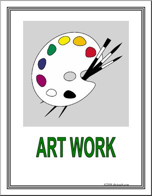 Center Sign: Art Work – Abcteach