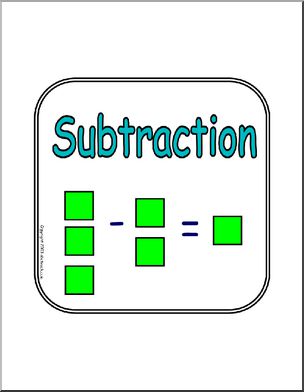 Subtraction – facts up to 200 (set 1) Clip Art – Abcteach