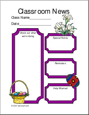 Easter Egg (elem) Color and Write Prompt – Abcteach