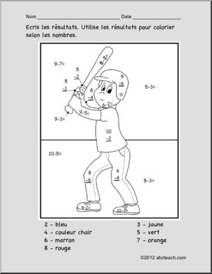 French: Math–Les maths dans la gamelle – Abcteach