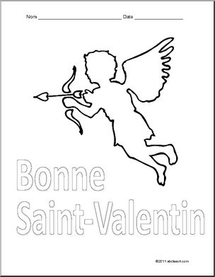 French: Billets doux pour la St. Valentin C – Abcteach