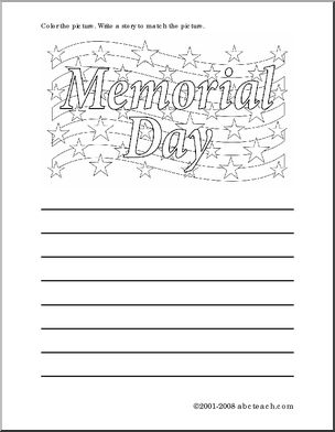 Writing Paper: Memorial Day – Abcteach