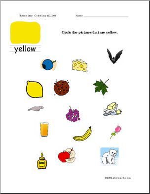 Yellow – Abcteach