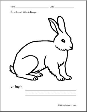 French: Colorie/Ãˆcris–poule – Abcteach