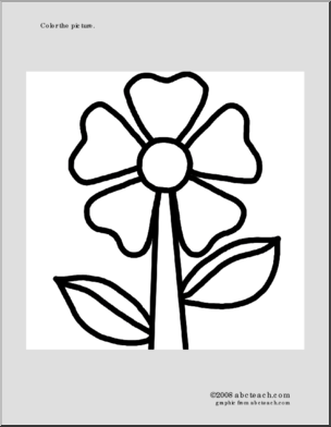 Worksheet: Addition to 10 – Flower theme (pre-k) – Abcteach