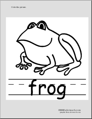 Word Search: Frogs – Abcteach