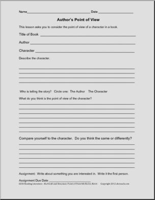 Common Core: ELA – Author’s Point of View (3rd grade) – Abcteach