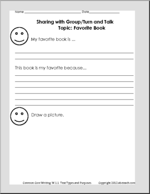 Writing- Opinions – Sample Packet – K-5 Common Core – Abcteach