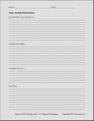 Common Core: Writing – Opinion Paper about Making Rules (grade 5 ...