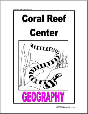 Center Sign: Coral Reef Art – Abcteach