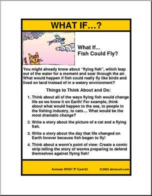 Think and Write: What If…? (animal theme) – Abcteach
