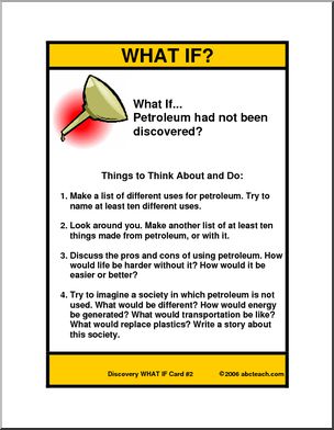 Think and Write: What If…? (discovery theme) – Abcteach