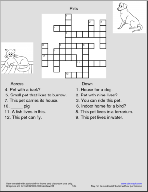 KWL: Pets – Abcteach