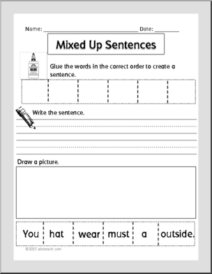 Cut and Paste: Match the Bugs – Abcteach