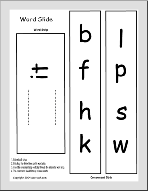 Wordslide: “it” words – Abcteach