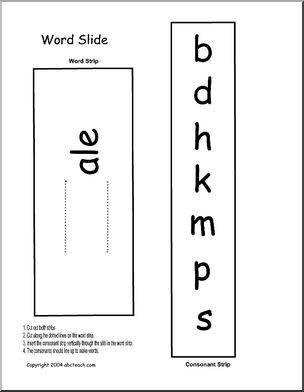 Wordslide: “ale” words – Abcteach