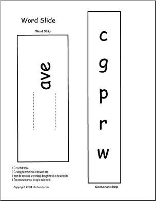 Wordslide: “ave” words – Abcteach