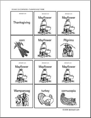 Worksheet Set: Thanksgiving Theme (preschool/primary) – Abcteach