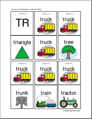 Dominoes: Letter Mm (color) – Abcteach