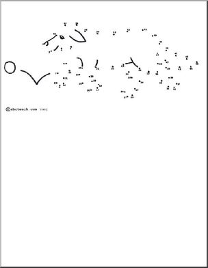 Dot to Dot: Bat (by 2s) – Abcteach
