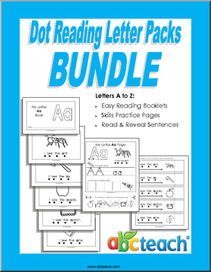 Alphabet Letter Fluency Booklets (A to Z) Dot Reading – Abcteach