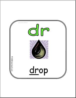 Consonant Blend DR- Sign – Abcteach