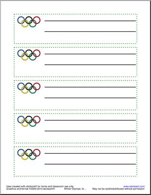 Learning Center: Winter Olympic Memory Match – Abcteach