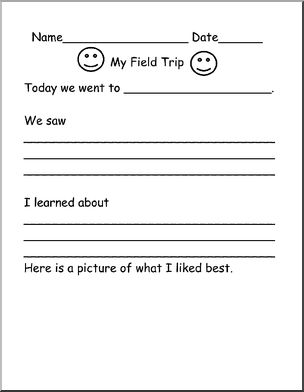 Report Form: Field Trip (pre-K/ primary) – Abcteach