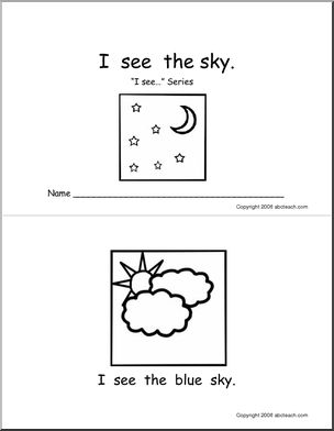 “I see… ” (shapes and colors) Early Reader – Abcteach