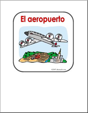 Spanish: Poster – El Aeropuerto (elementaria) – Abcteach