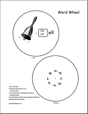 ELL Word Wheel – Abcteach