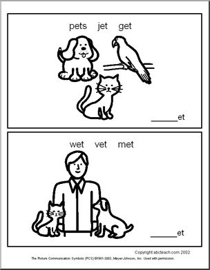 Word Family Sentences (AME words) Booklet – Abcteach