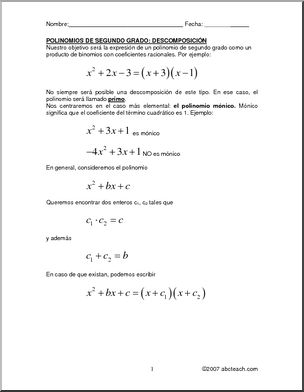 Basic Algebra (1) Worksheet – Abcteach
