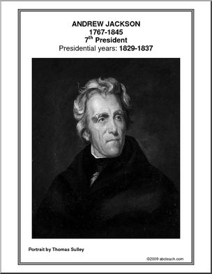 Poster: 7th President – Andrew Jackson – Abcteach