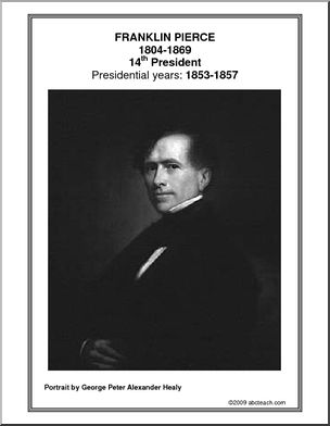 Poster: 14th President – Franklin Pierce – Abcteach