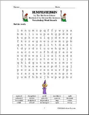 Rumpelstiltskin (elementary) Book – Abcteach