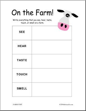 Five Senses: Farm (primary) – Abcteach