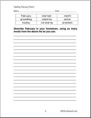 Months Set (HWT Cursive) Spelling Unit – Abcteach