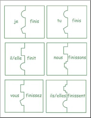 Interactive: Notebook: French: Verbs – Abcteach