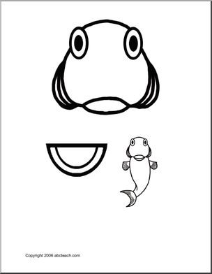 Paper Bag Puppet: Animals – Fish – Abcteach