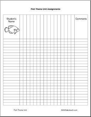Report Form: Sharks (color) – Abcteach