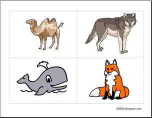 French: Cartes de mÃˆmoire–animaux – Abcteach