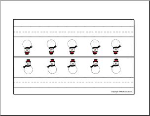 Foldable Desk Tag: Snowman Theme – Abcteach